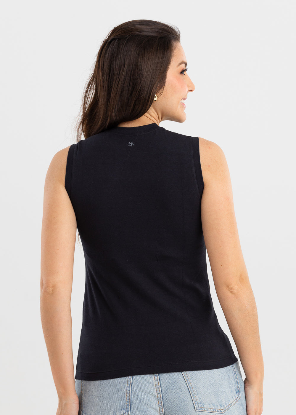 Regata Básica Malha com Elastano Maia - Preta